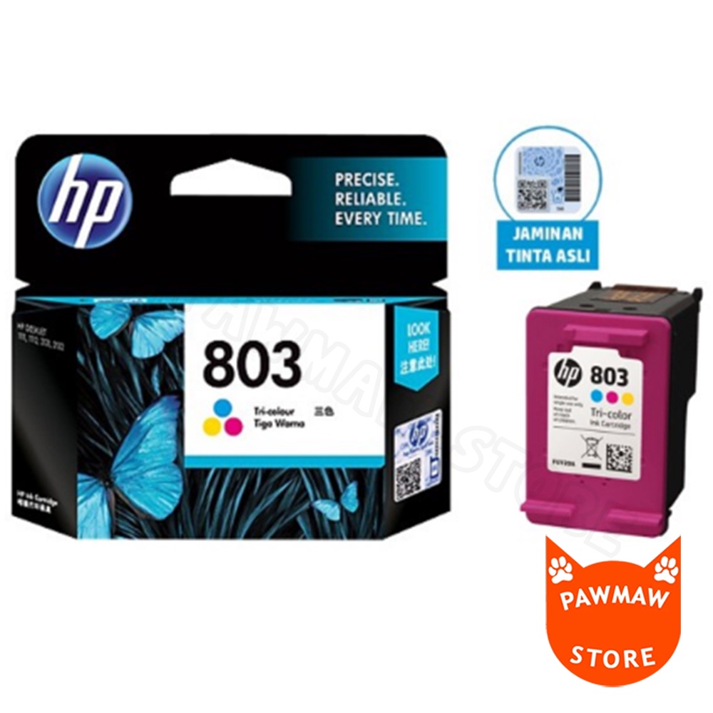 Jual Tinta HP 803 Color Cartridge | Shopee Indonesia