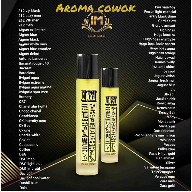 Jual IM parfum Aroma Pria dan Wanita Best seller | Shopee Indonesia