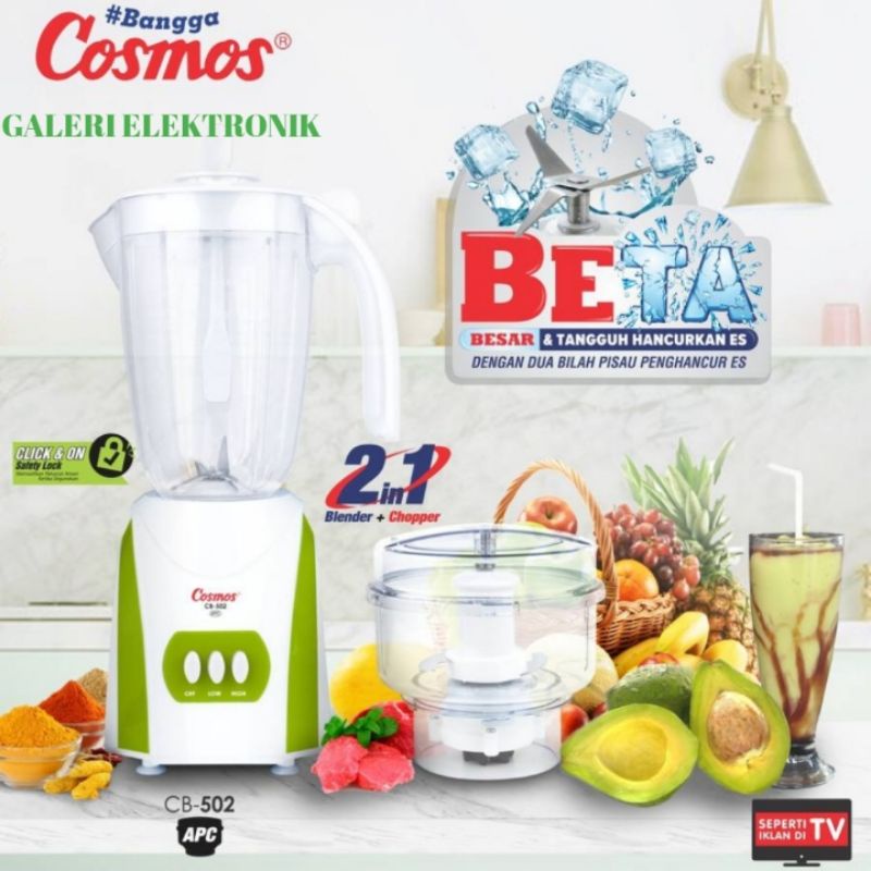 Jual Blender/Choper/Chopper Cosmos CB 502APC Plastik | Shopee Indonesia