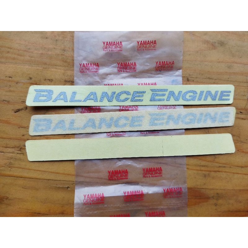 Jual Sticker stiker decal balance engine side cover box aki yamaha ...