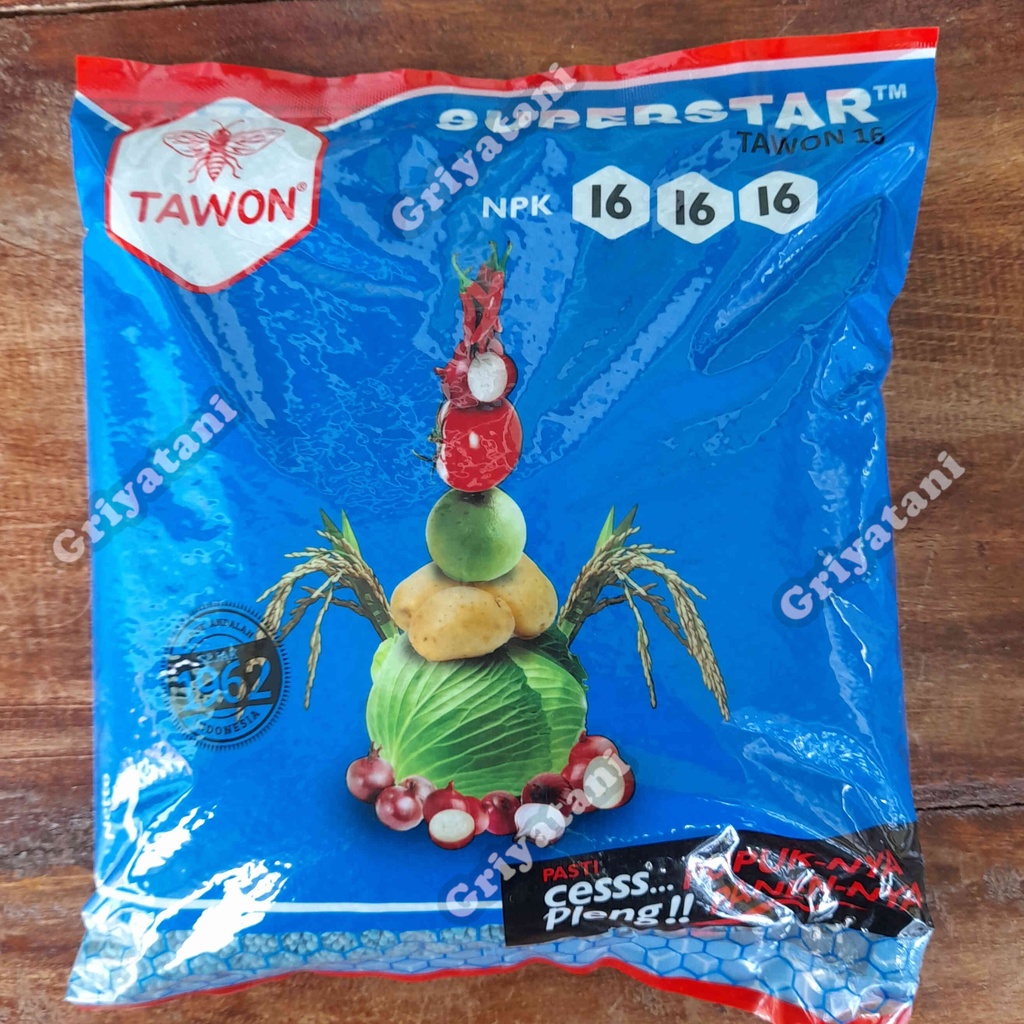 Jual Pupuk NPK 16 16 16 Cap Tawon 1 KG Kemasan Pabrik | Shopee Indonesia