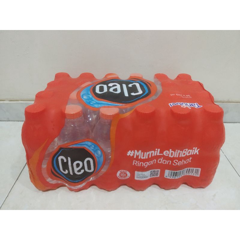 Jual Cleo Mini Air Minum Mineral Water 220 ml x 24 botol | Shopee Indonesia