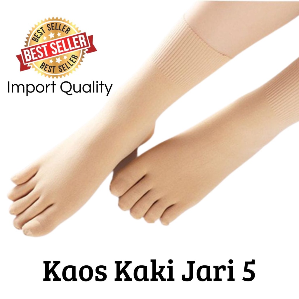 Jual Kaos Kaki 5 Jari Kulit Diatas Mata Kaki Kaos Kaki Stocking Jari ...