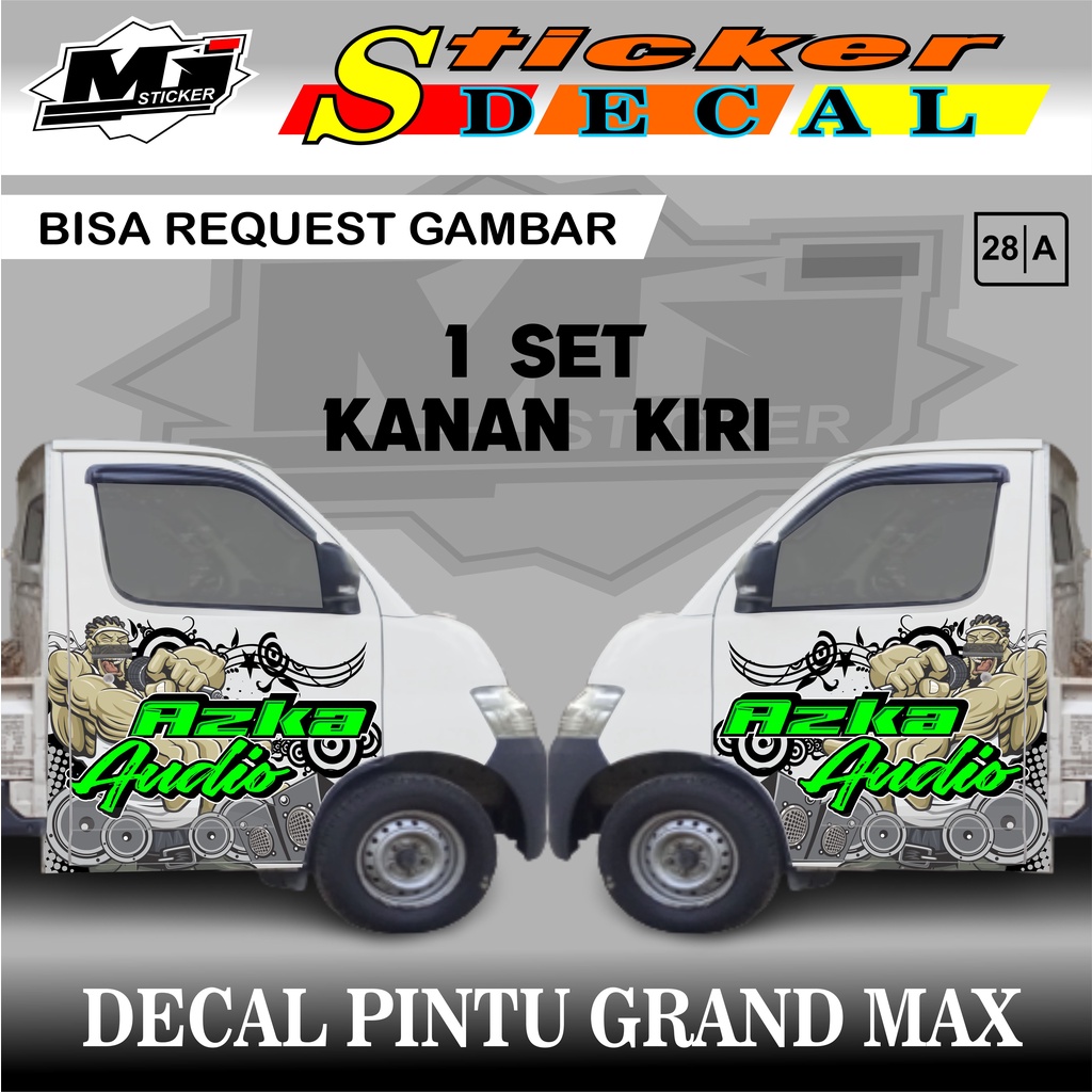 Jual Stiker Decal Full Pintu Samping Pickup Grand MAx,Semua Jenis ...