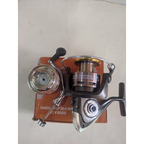 Jual REEL DAIDO DEEP SEA SPIN 6000 | Shopee Indonesia