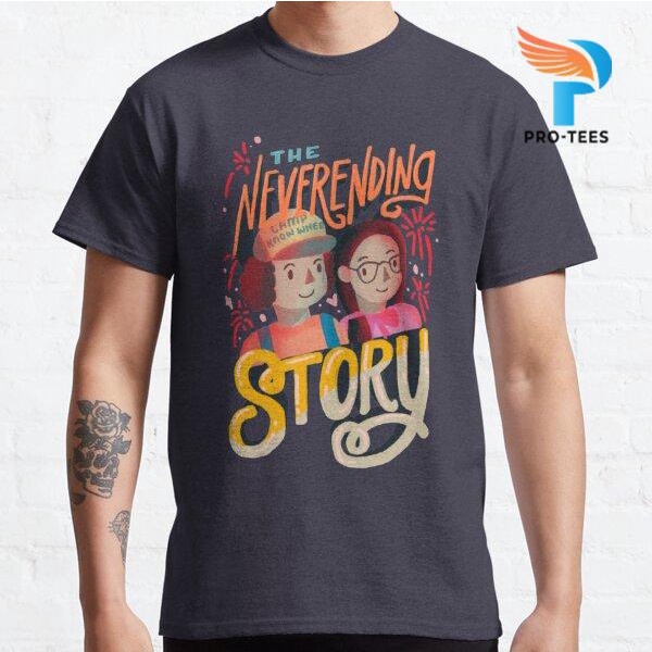 Jual Kaos Baju Pria Stranger Things The Neverending Story by Dusty Bun ...