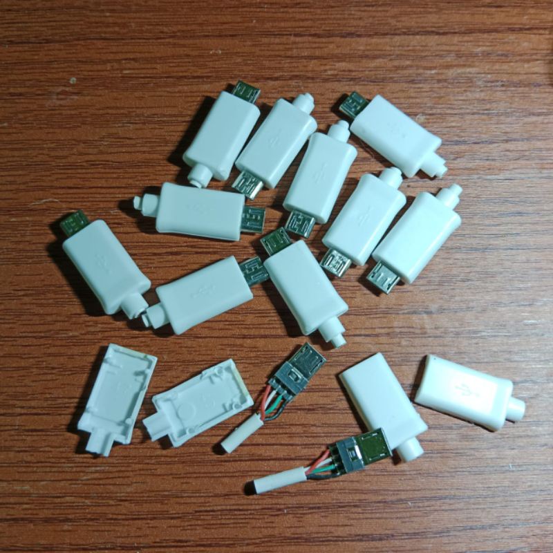 Jual 30pcs Socket Micro USB 4 pin / jack micro USB | Shopee Indonesia