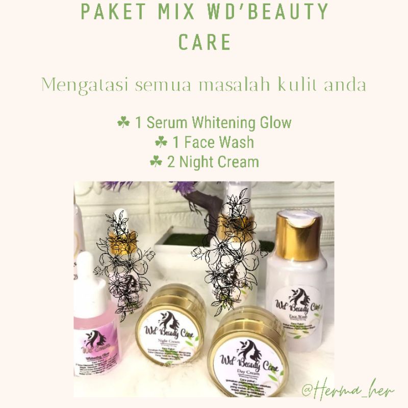 Jual Paket Mix serum WD'Beauty Care | Shopee Indonesia