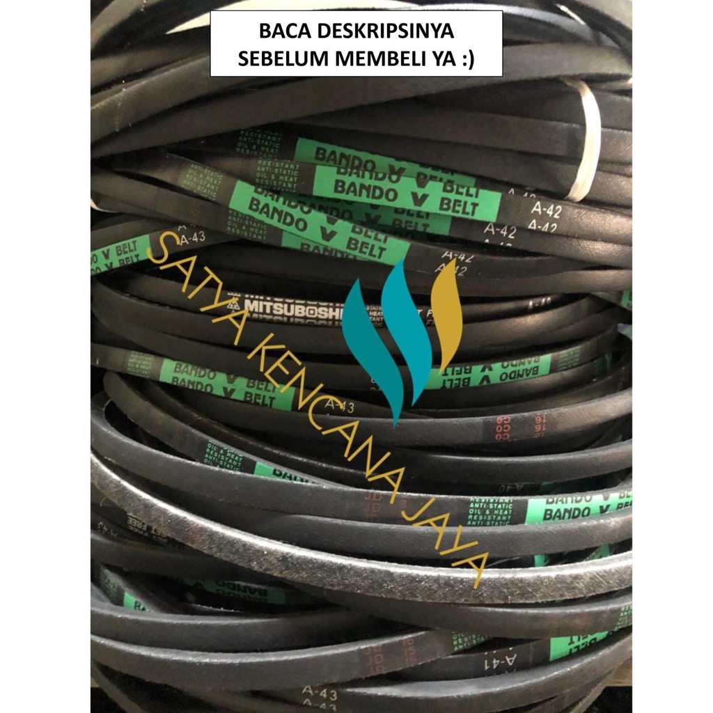Jual V-BELT TALI KIPAS A100 A101 A102 A103 A104 A105 A106 A107 A108 A109 A110 A111 A112 A113 ...