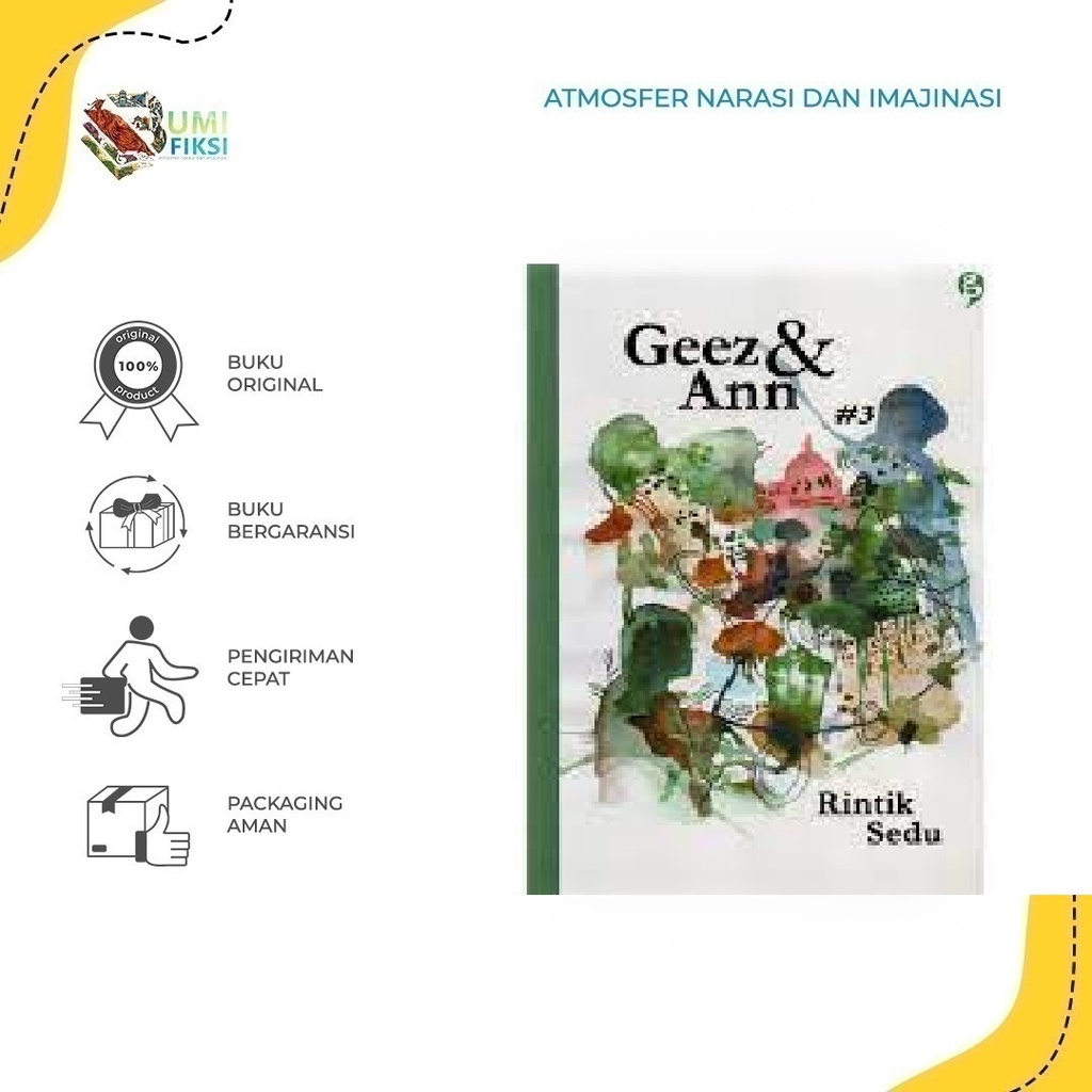 Jual Buku Novel Geez & Ann #3 Cover Baru - Rinti Sedu - Gagasmedia ...