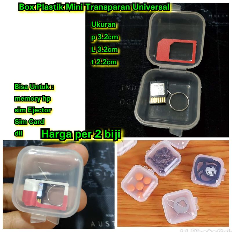 Jual Kotak Universal wadah mmc hp Tempat memory hp sim try box sim card ...