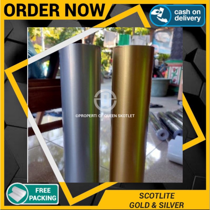 Jual Stiker Skotlet Motor Profix Warna Silver Dan Gold Murah Sticker ...