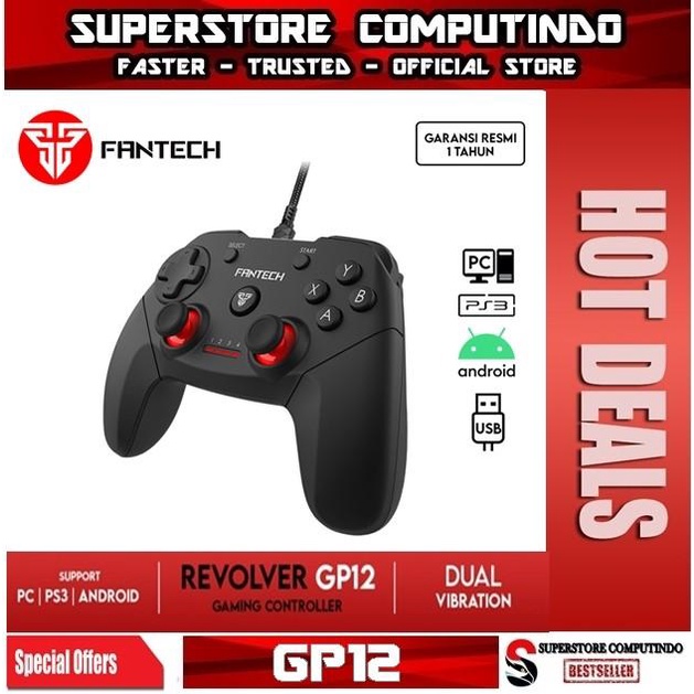 Jual Fantech REVOLVER GP12 Gaming Controller Gamepad Joystick USB ...