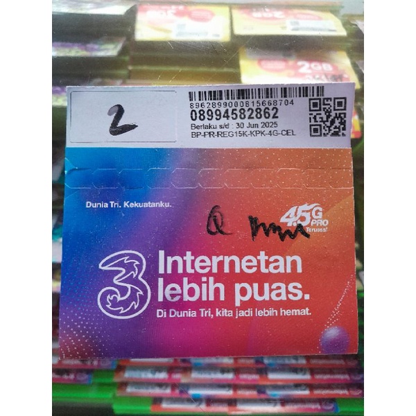 Jual Kartu data Tri 6gb Paket data tri sudah on | Shopee Indonesia