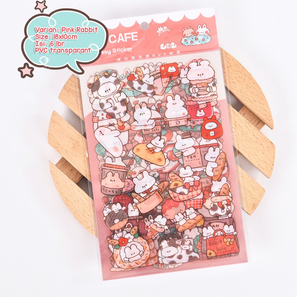 Jual HS -STIKER TRANSPARANT / TEMA KARTUN JEPANG LUCU KAWAII CUTE ...