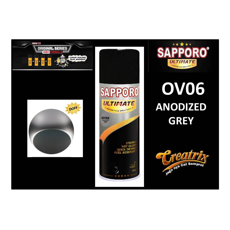 Jual OV06 Original Anodized Grey Sapporo Original Velg Series | Shopee ...