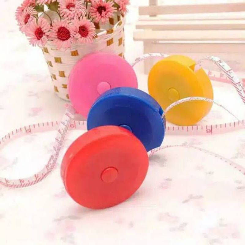 Jual Meteran Roller Gulung Meteran Baju Lingkar Perut 1,5 M 150cm ...