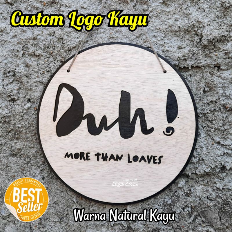 Jual Custom Sign Logo, Nama, Tulisan Kayu | Papan Penanda Cafe, Resto ...