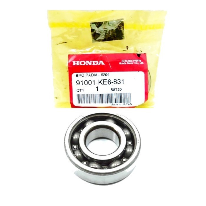 Jual Bearing Ball Radial 6204 IMPORT JEPANG (91001-KE6-831) ORIGINAL ...