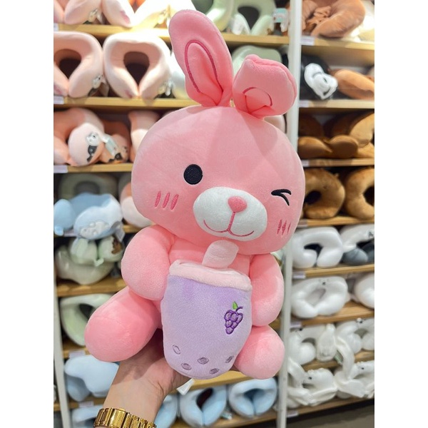 Jual MINISO OFFICIAL Milk tea plush toy / boneka lucu seri boba ...