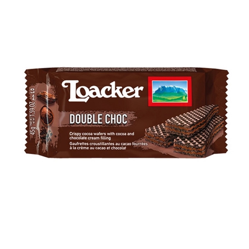 Jual Loacker Wafer Double Chocolate 175Gr | Shopee Indonesia