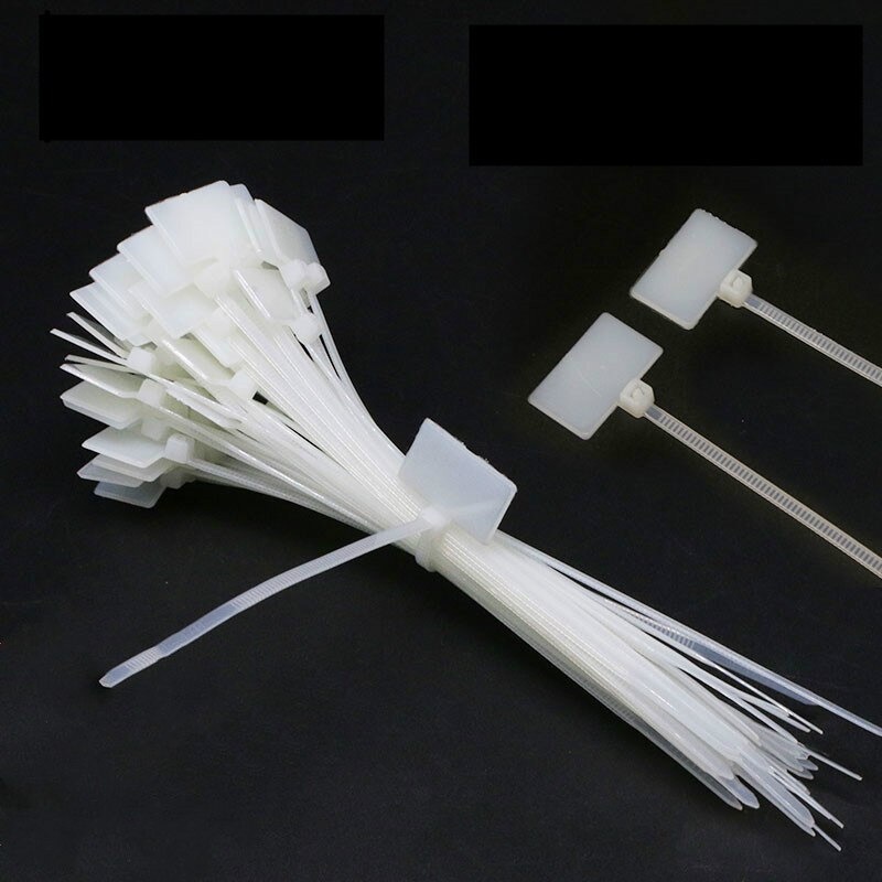 Jual Kabel Ties Tag Tie Zip Model Label Bisa Ditulis Tanda Kabel ...