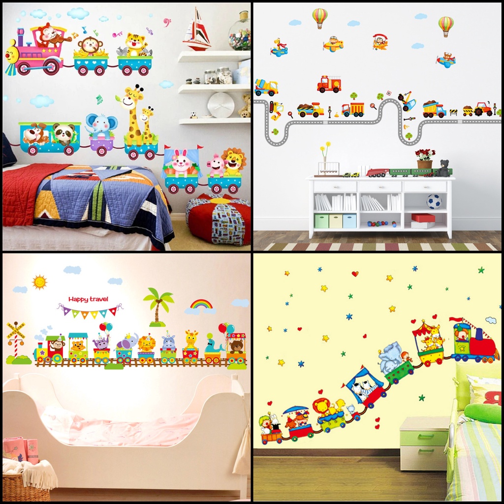 Jual Reliza Wallsticker Wall Sticker Planet Tata Surya Transportasi ...