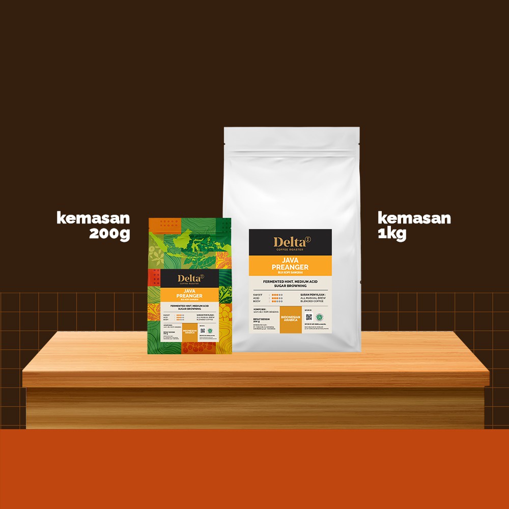 Jual Delta Coffee - Java Preanger Arabika Medium Roast 1Kg | Shopee ...