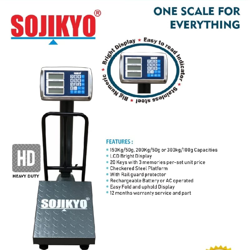 Jual SOJIKYO TIMBANGAN DUDUK DIGITAL 100KG/150KG/300KG NEW!!! | Shopee ...