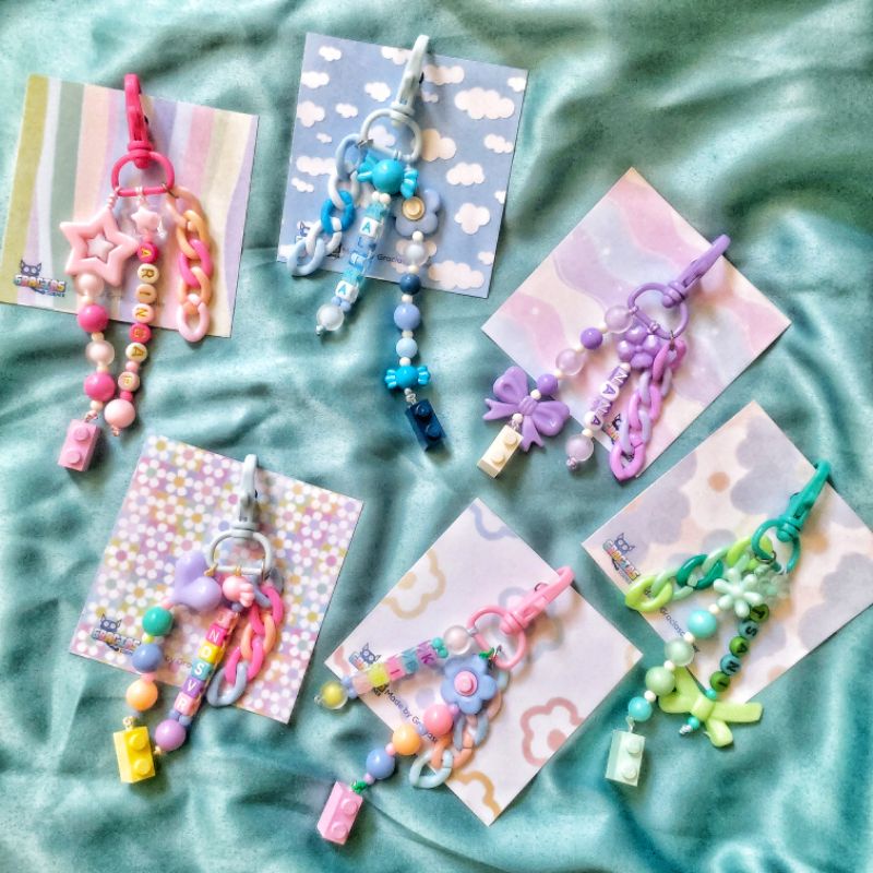 Jual KEYCHAIN BRICKS ONLY - BAG TAG - GANTUNGAN KUNCI COLORFUL ...