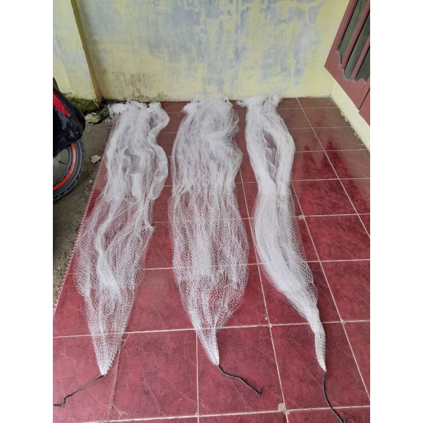 Jual Daun jaring jala ikan lobang 1 inci panjang 2.5 meter tanpa ...
