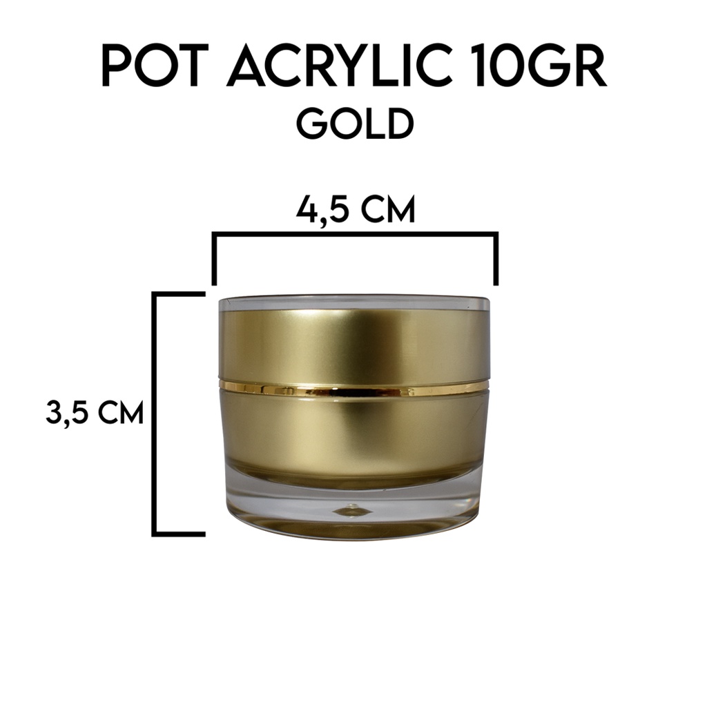 Jual Pot acrilic 10gr / pot acrylic / pot krim krilik / pot cream ...