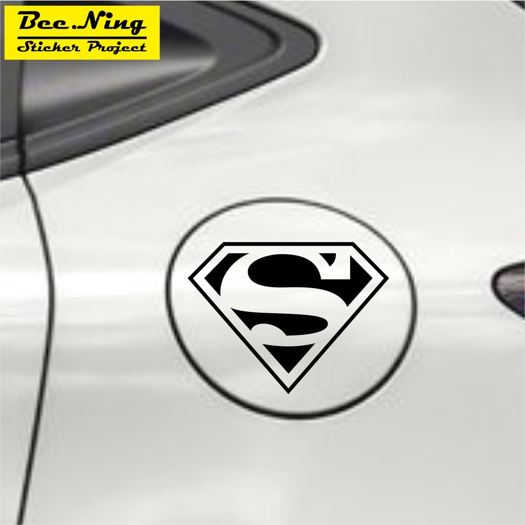 Jual STIKER TANGKI MOBIL LOGO SUPERMAN OUTLINE 13 CM STIKER MOBIL KEREN ...