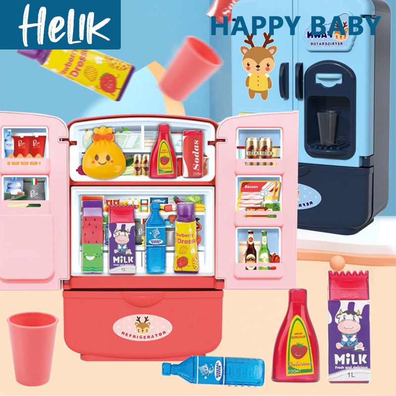 Jual Mainan Kulkas Mini Mainan Dapur Bermain Rumah Mainan Kulkas ...