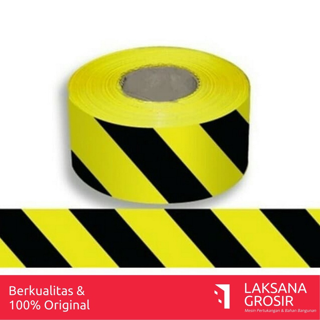 Jual Police Line Isolasi Warning Tape 3 Inch x 300 Meter | Shopee Indonesia