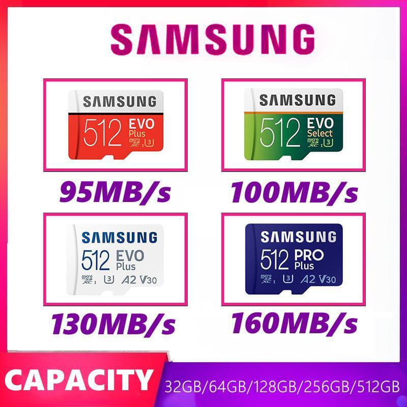 Jual MEMORY CARD SAMSUNG 32GB / 64GB / 128GB/ 256GB/ 512GB | Shopee ...