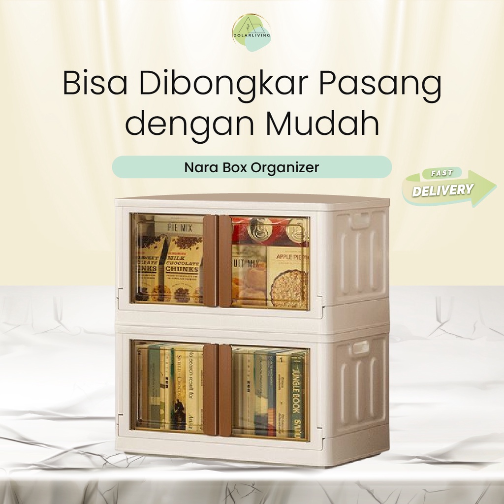 Jual NARA BOX Besar Organizer Big Storage Box Perabotan Dapur Tempat ...