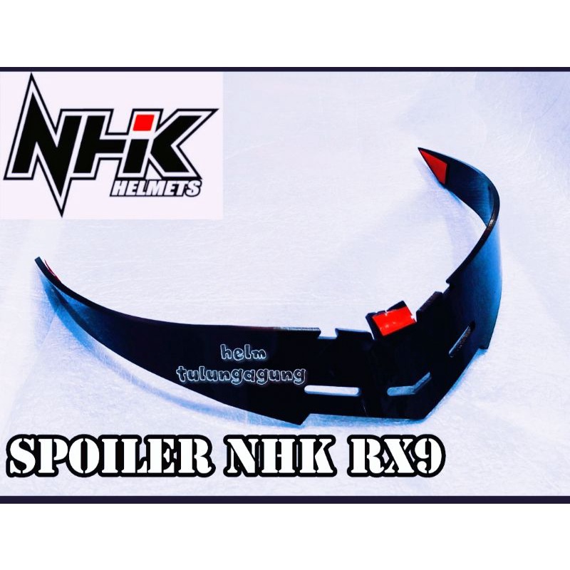 Jual spoiler NHK RX9 PNP langsung pasang bisa untuk segala ukuran helm ...