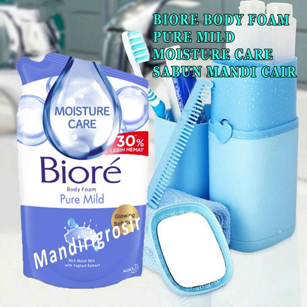 Jual BIORE Moisture Care* Biore Body Foam* Sabun Mandi Cair* 800ml ...
