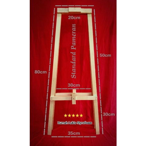 Jual Meja lukis/jagrak styrofoam 33x50cm khusus standar pameran tinggi ...