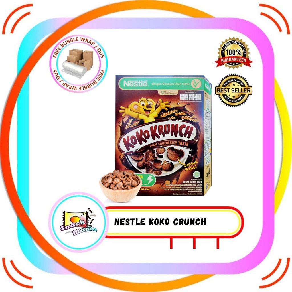 Jual Nestle Koko Krunch Cereal 300 gr Sereal Sarapan Gandum Cokelat | Shopee Indonesia