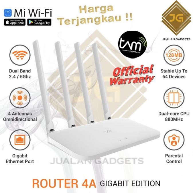 Jual Mi Wifi Router 4a Giga Version Gigabit Edition Garansi Resmi