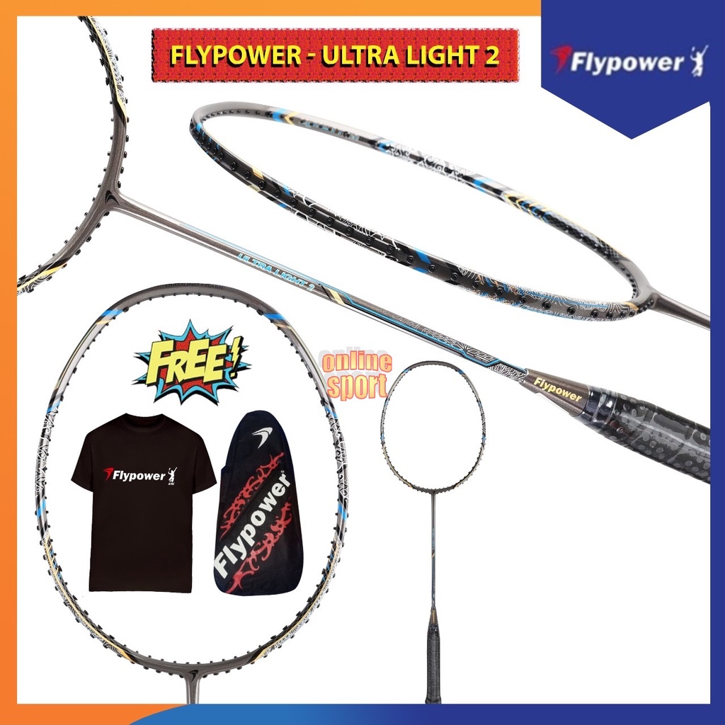 Jual FLYPOWER Ultra Light 2 Raket Bulutangkis Badminton - Original ...