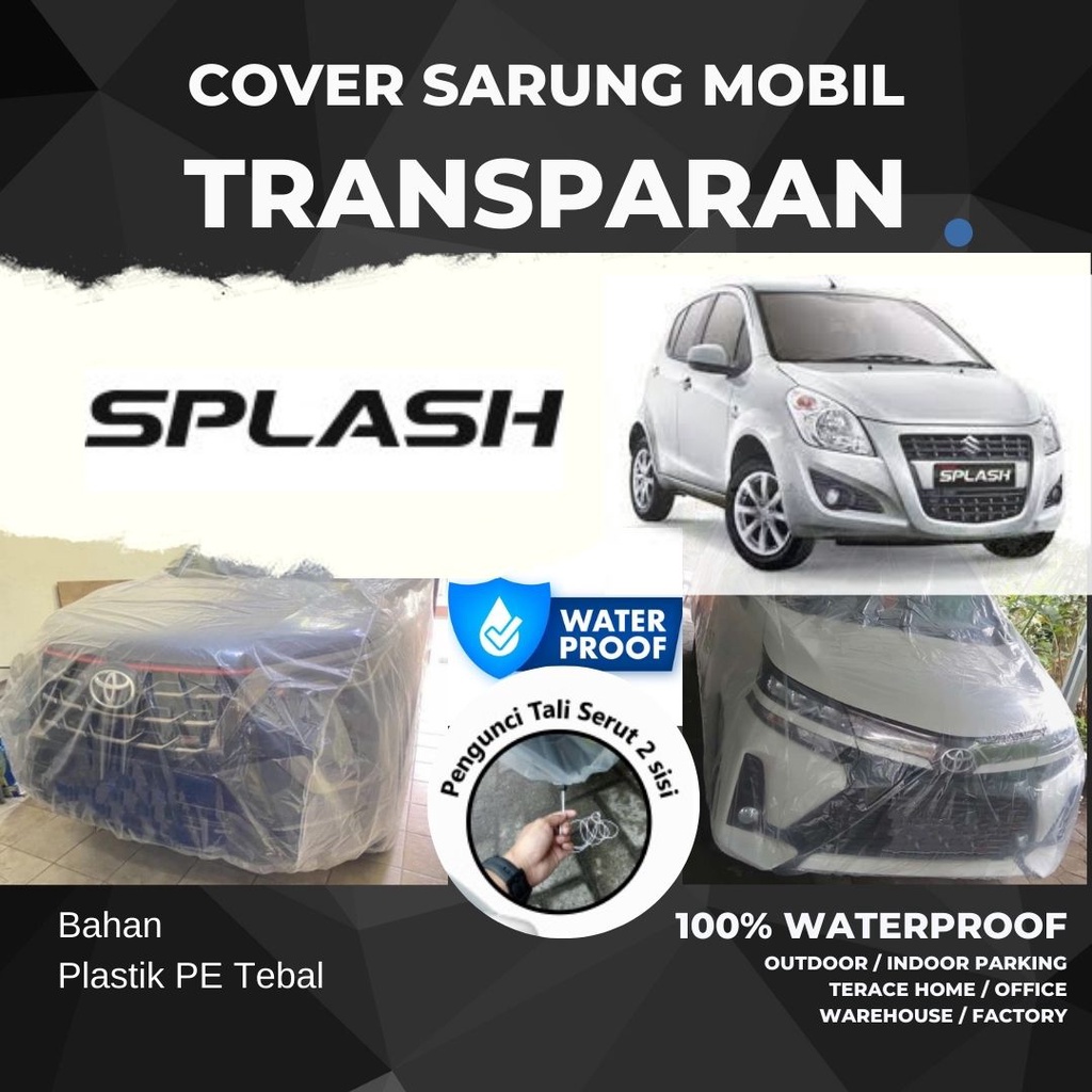 Jual cover mobil transparan Splash | Shopee Indonesia