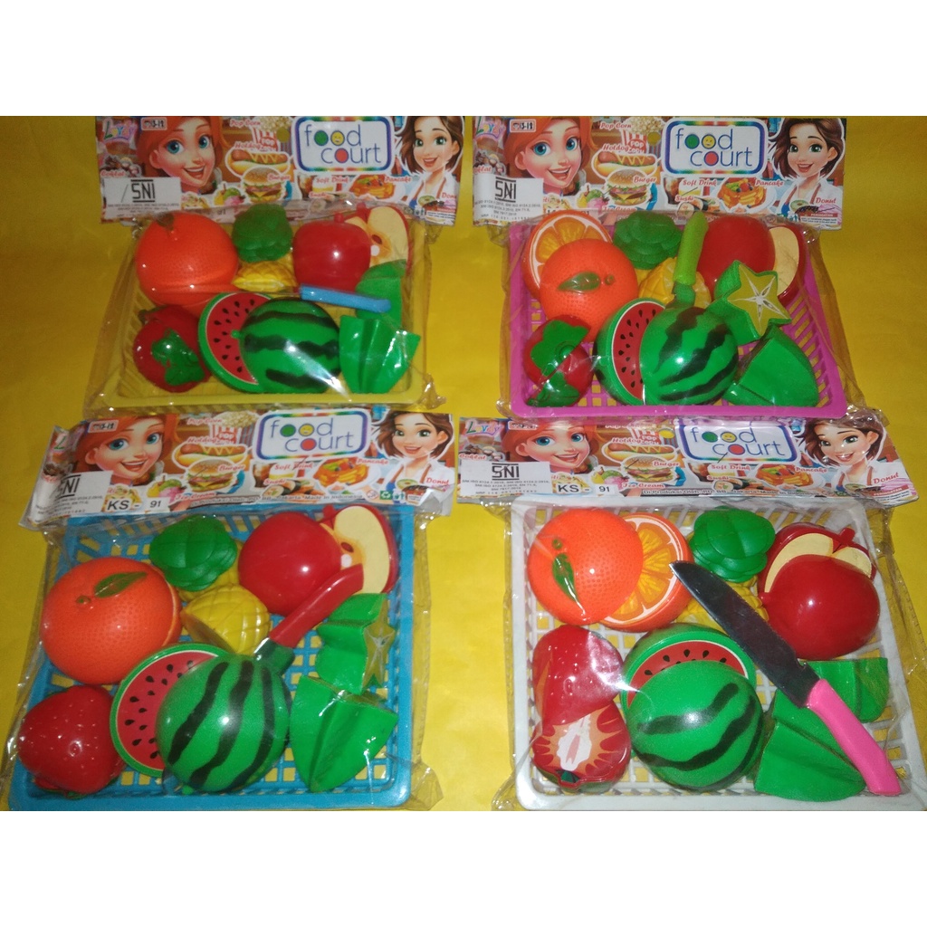 Jual MAINAN BUAH POTONG KS-91 | Shopee Indonesia