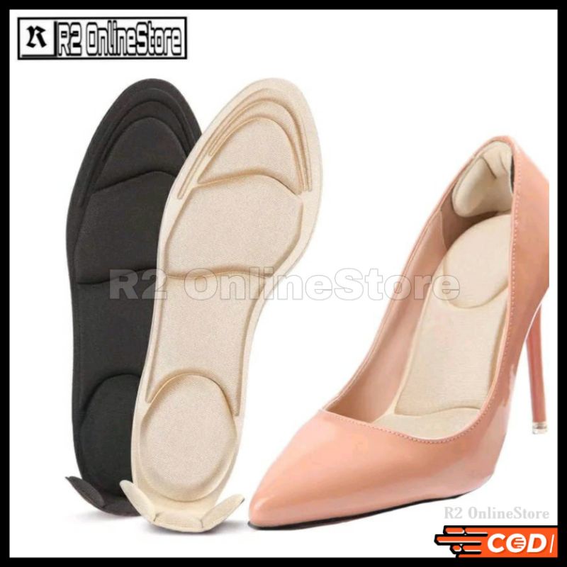 Jual 1 Pasang Insole T-shape Full 2in1 Soft Heels Cushion Comfort - Sol ...