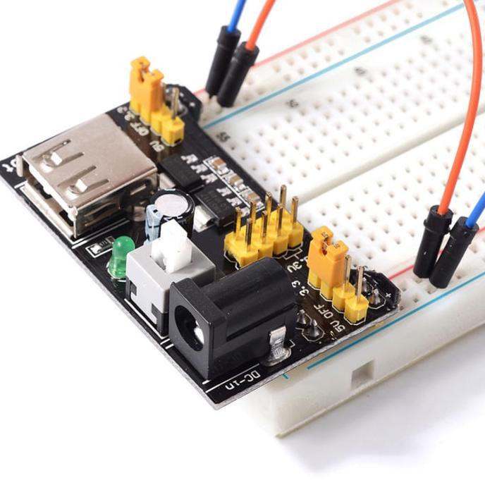 Jual Breadboard Dual Power Supply 3.3 5V MB102 MB 102 Arduino Raspberry ...