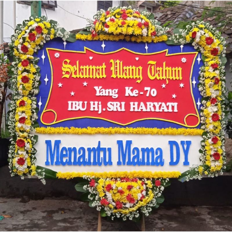 Jual Karagan Bunga Papan,Ukuran Jumbo (Selamat,Hapyweading,Turut Duka ...