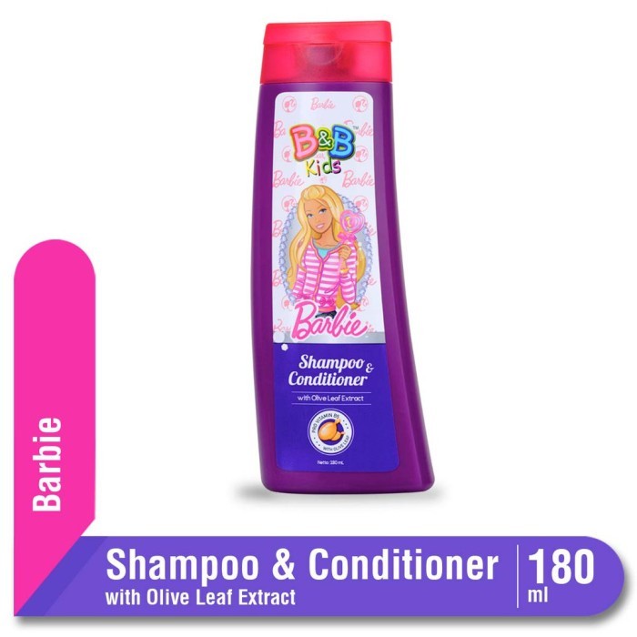 Jual B&B Kids Barbie Shampoo Olive Leaf Kemasan 180mL | Shopee Indonesia