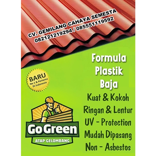 Jual Atap Go Green - Panjang 210 cm | Shopee Indonesia